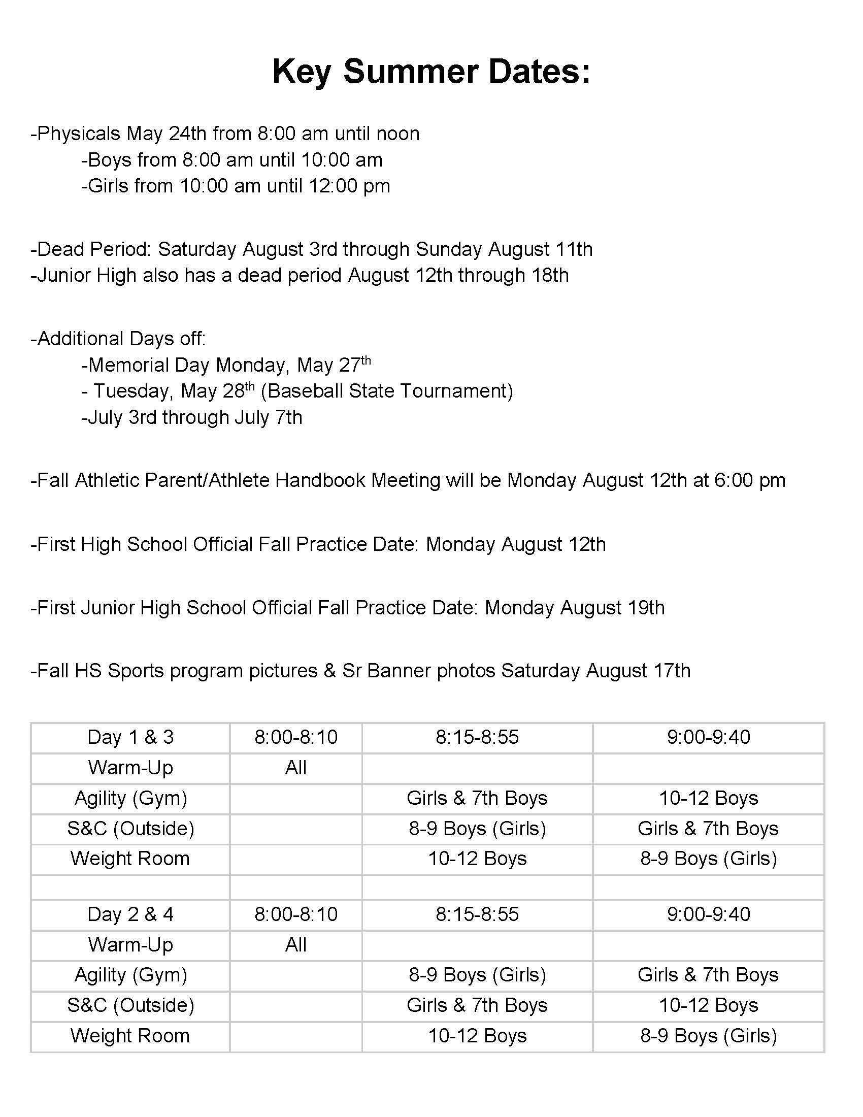 Athletic Announcements (Game Schedules) | Chaffee R-2 School District