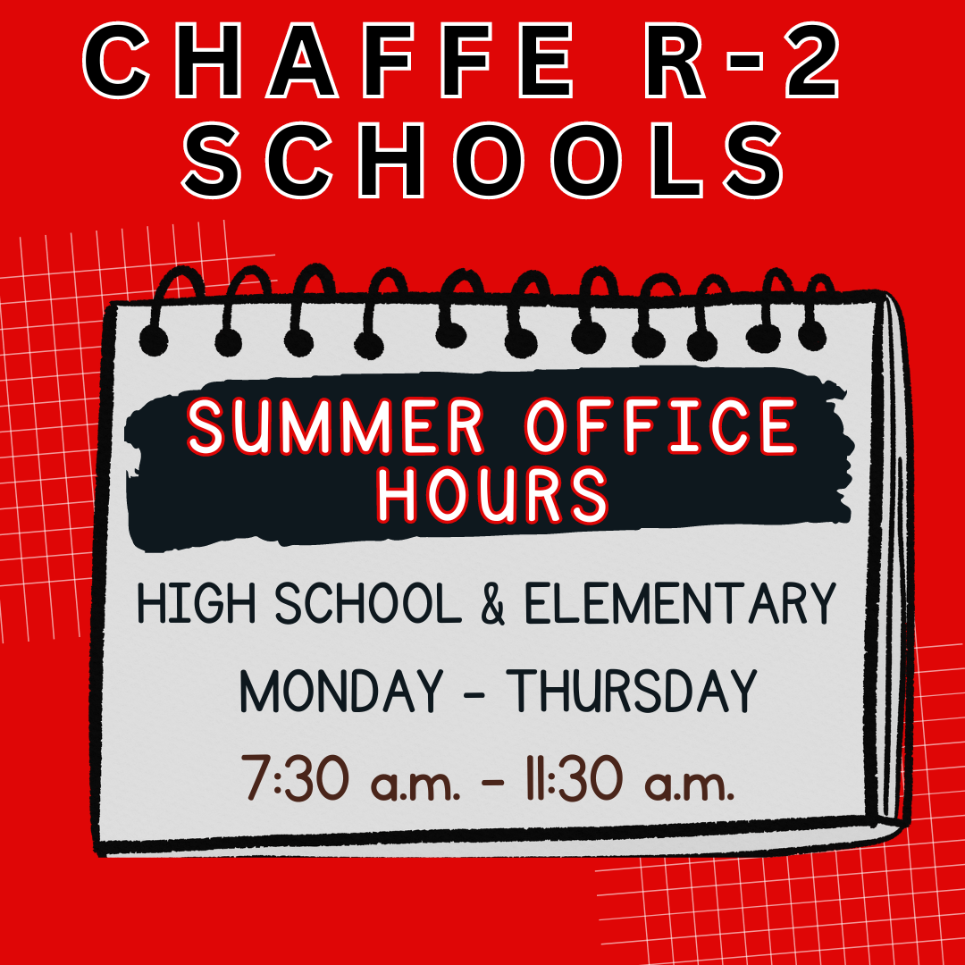 Jr/Sr High School Announcements | Chaffee R-2 School District