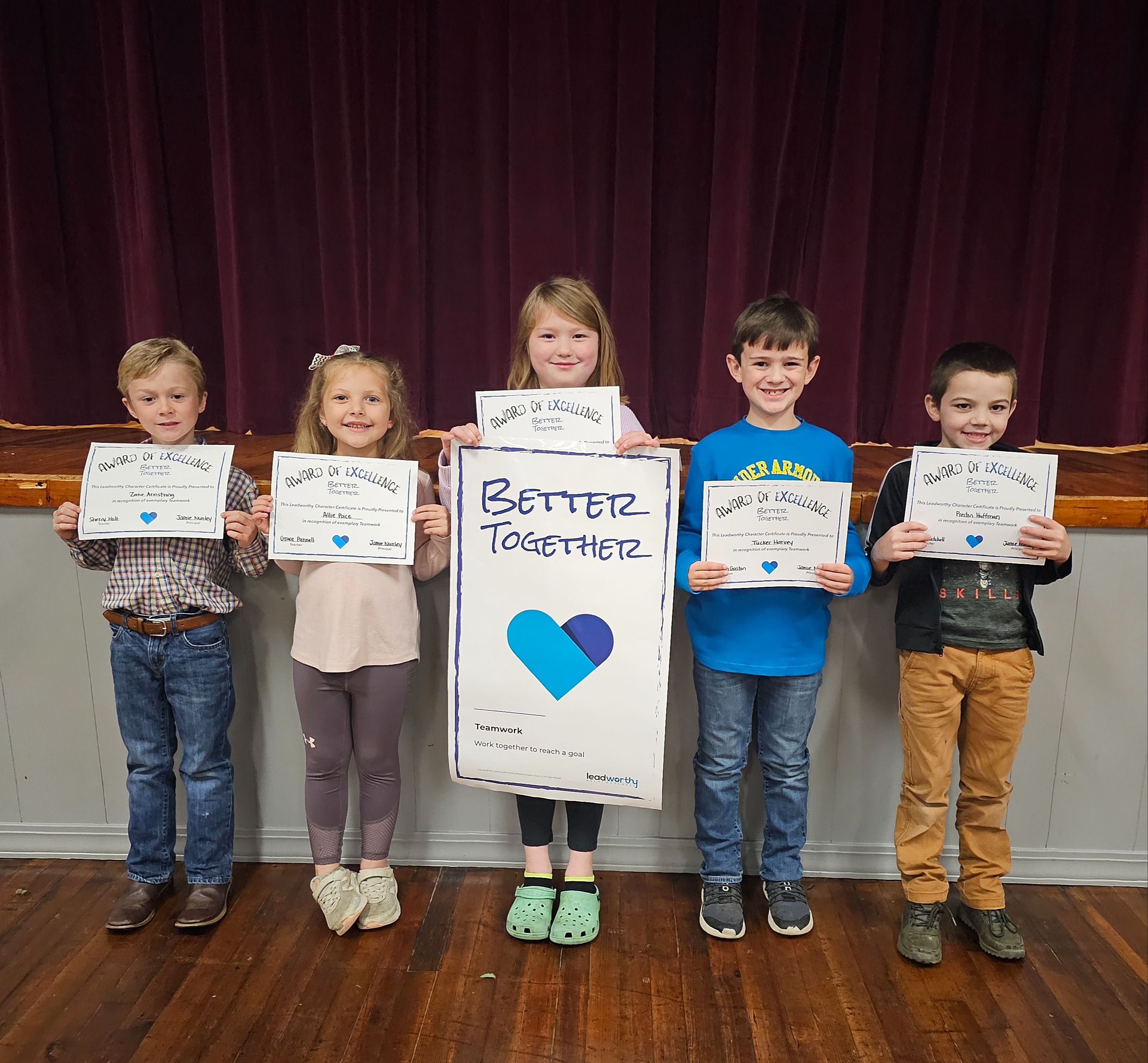 CKH Students of the Month for November | Kossuth Elementary
