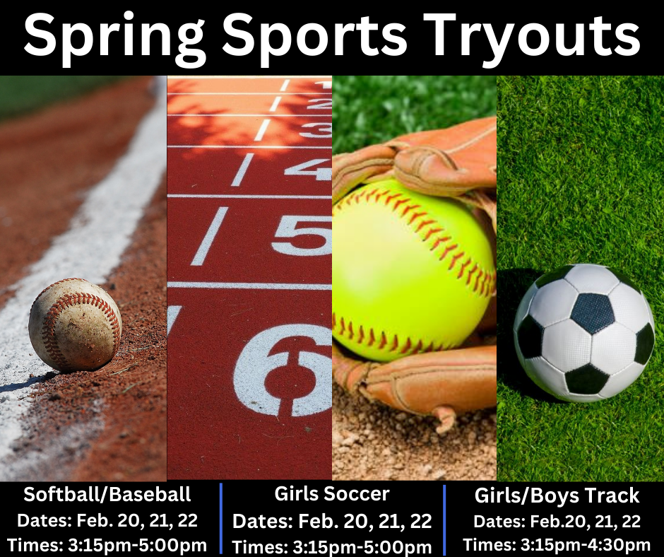 Spring Athletics Tryouts | Clayton Middle School