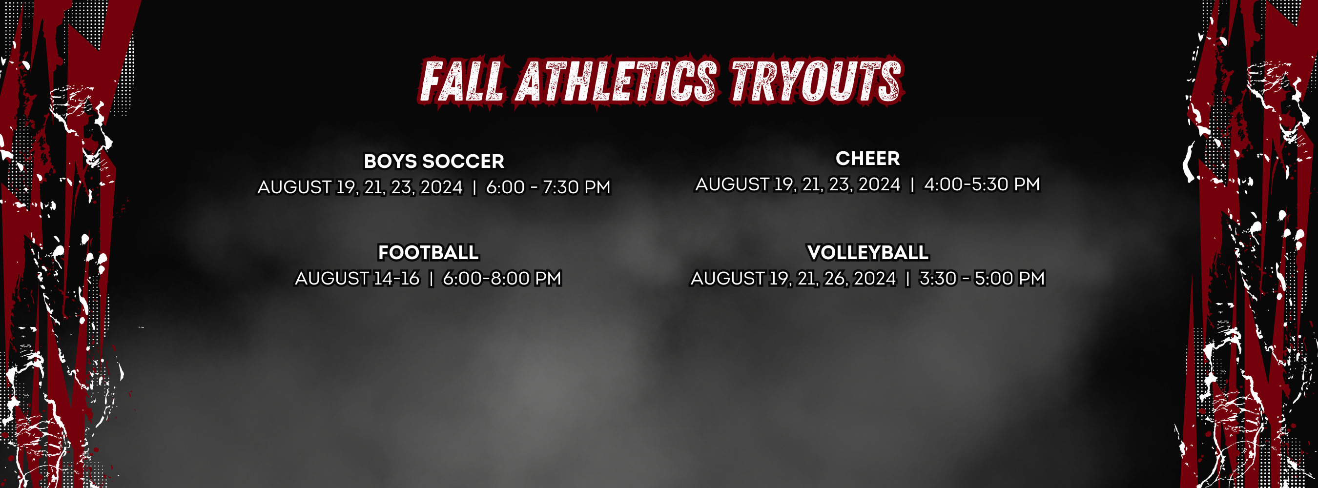 Athletics Tryout Information | McGee's Crossroads Middle School