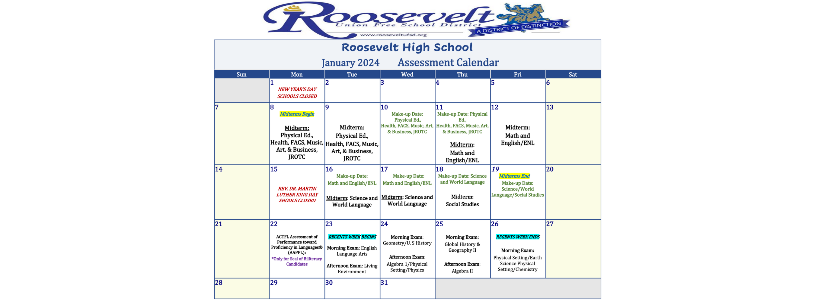Home | Roosevelt High School