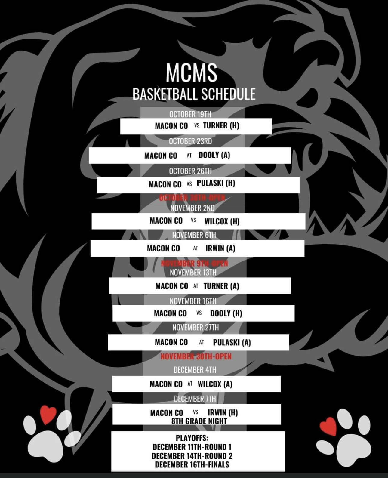 Boys Basketball | Macon County Middle School