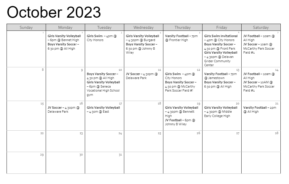 Athletics | PS 363 Lewis J. Bennett School of Innovative Technology