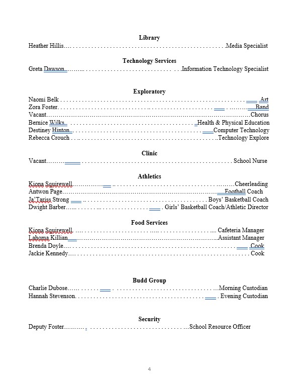Student Handbook | Lewisville Middle School