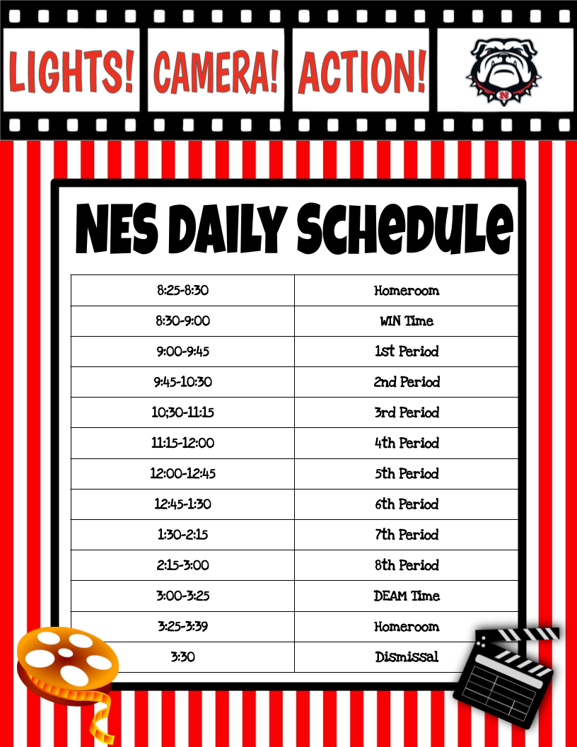 Our Daily Schedule | Northside Elementary