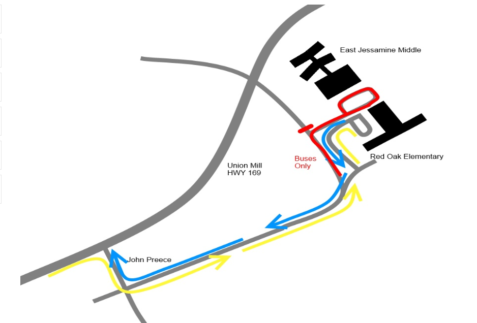 Car Line Drop-Off and Pick-Up Procedures | Red Oak Elementary School