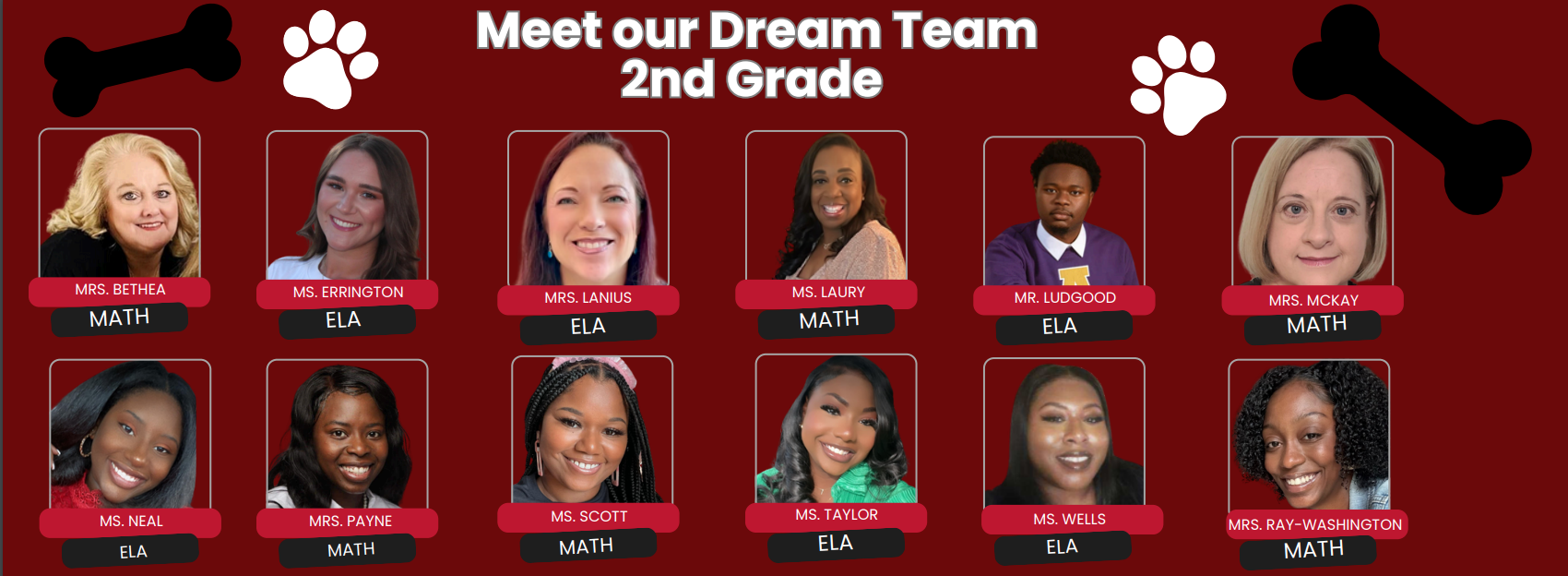2nd Grade Team | Gary Road Elementary