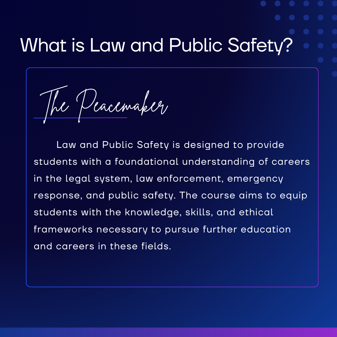 Law and Public Safety | Hinds County Career and Technical Center