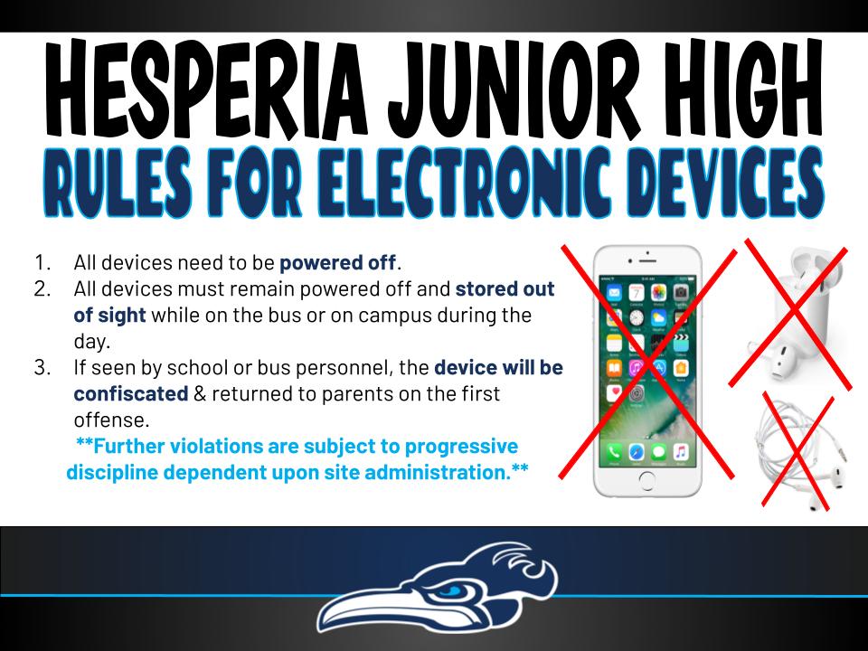 Electronic Devices | Hesperia Jr. High School