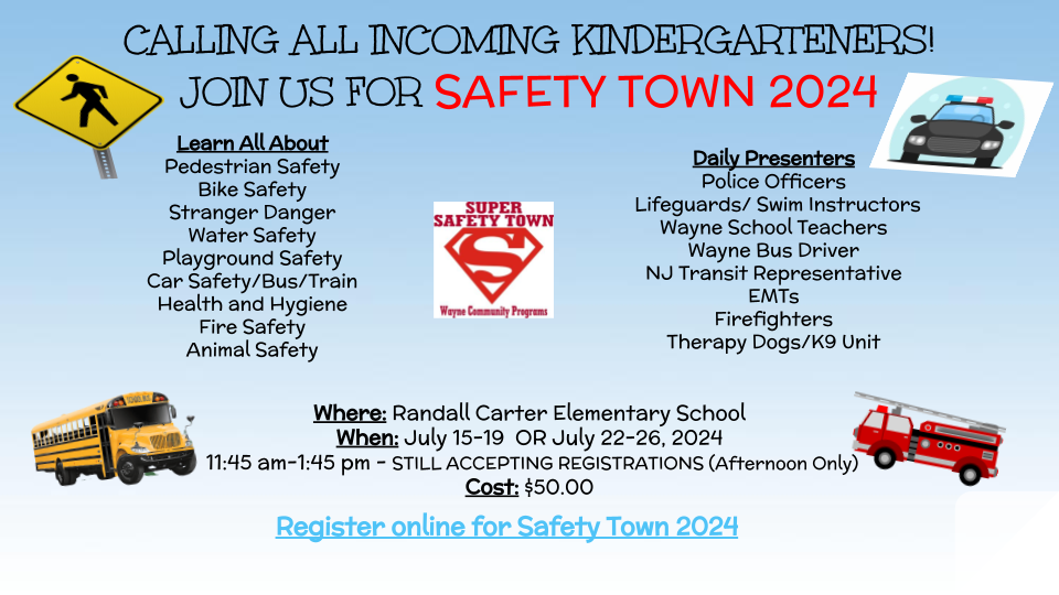 Safety Town | Wayne Township Public Schools