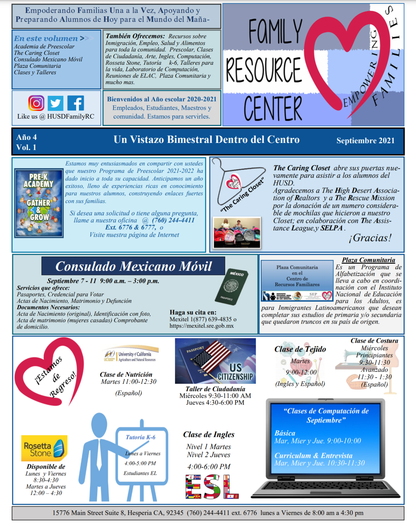 PARENT RESOURCE CENTER | Mission Crest Elementary School