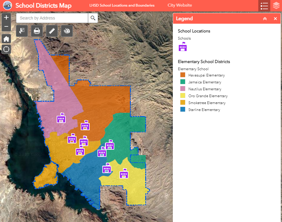 School Attendance Areas | Lake Havasu Unified School District #1
