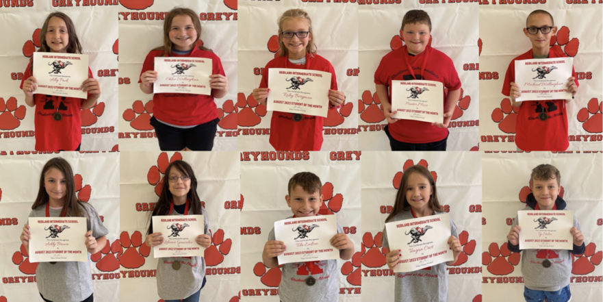 Students Of The Month | Reidland Intermediate School