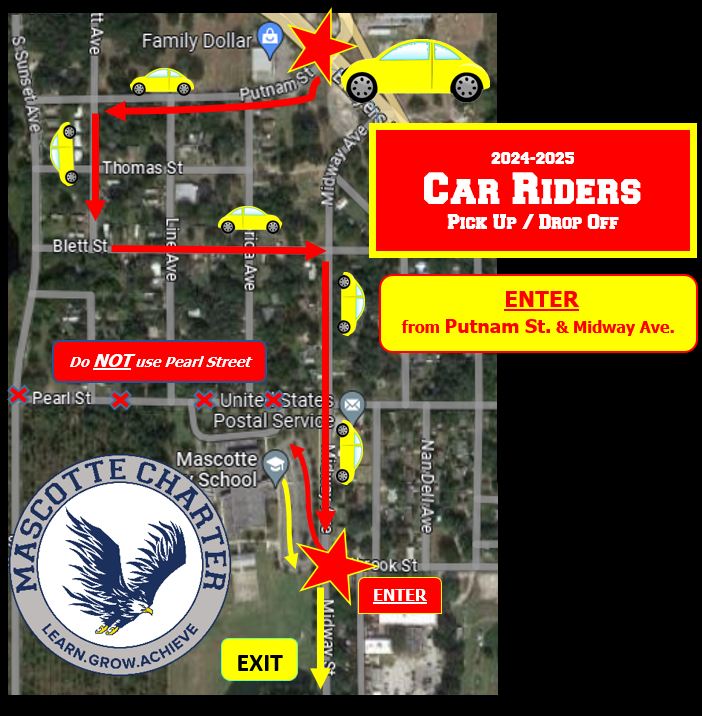 Car Riders | Mascotte Charter