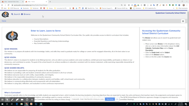 Atlas Curriculum Parent Site | Quakertown Community School District