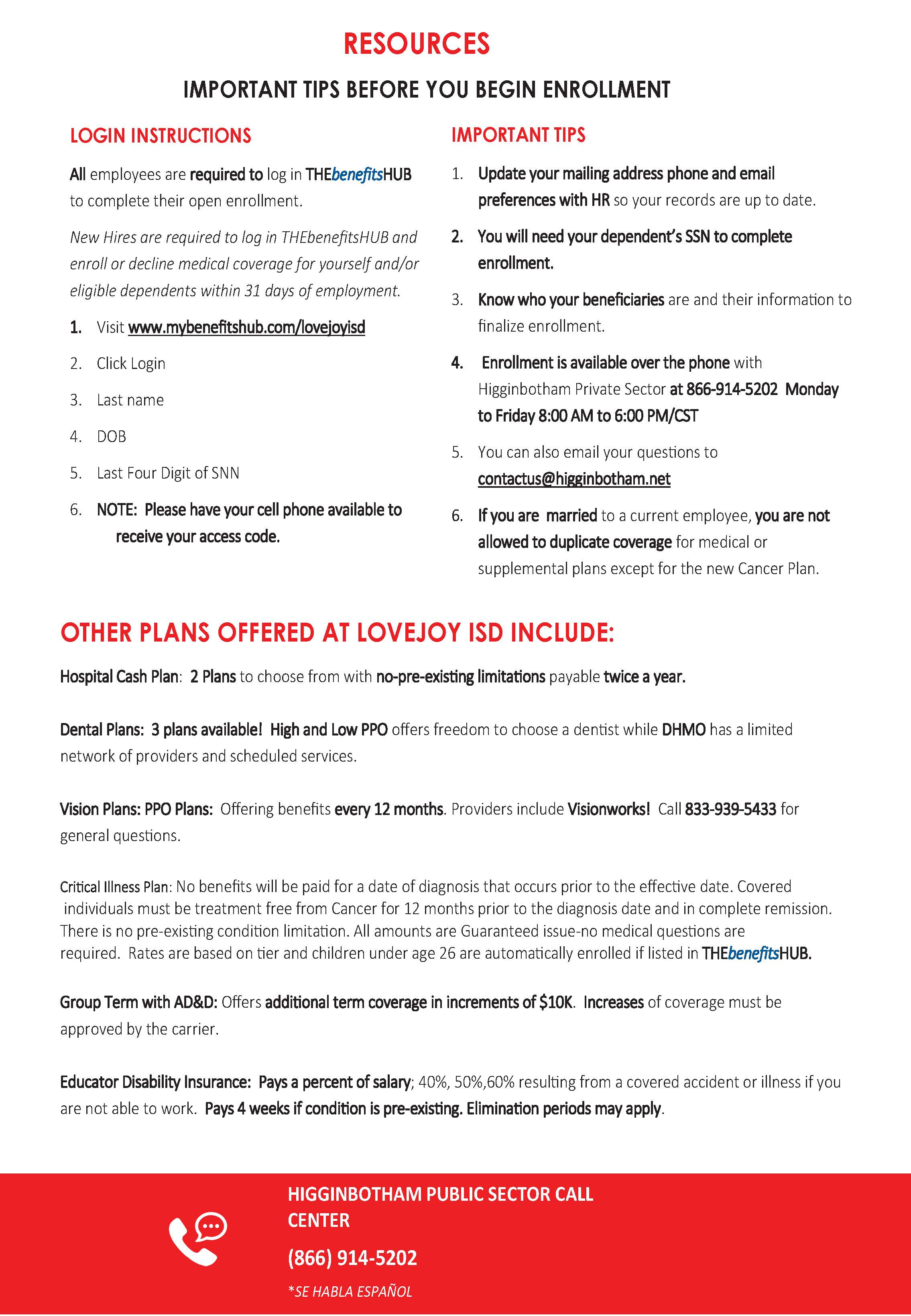 Benefits | Lovejoy ISD