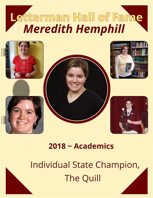 2018 - Meredith Hemphill | Atkins Academic & Technology High School