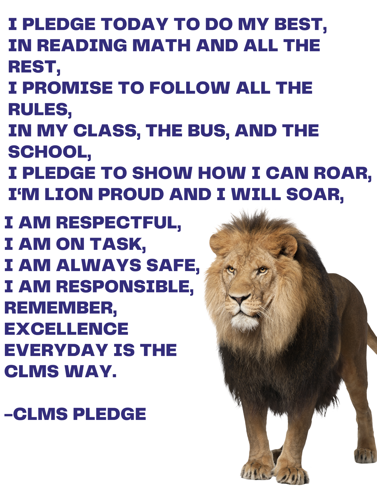 R.O.A.R. Expectations | Cook Literacy Model School