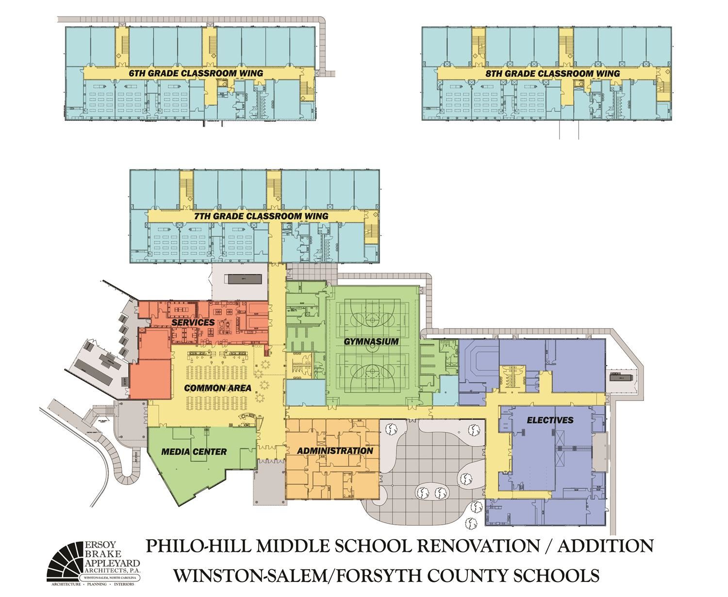 Middle School Floor Plans