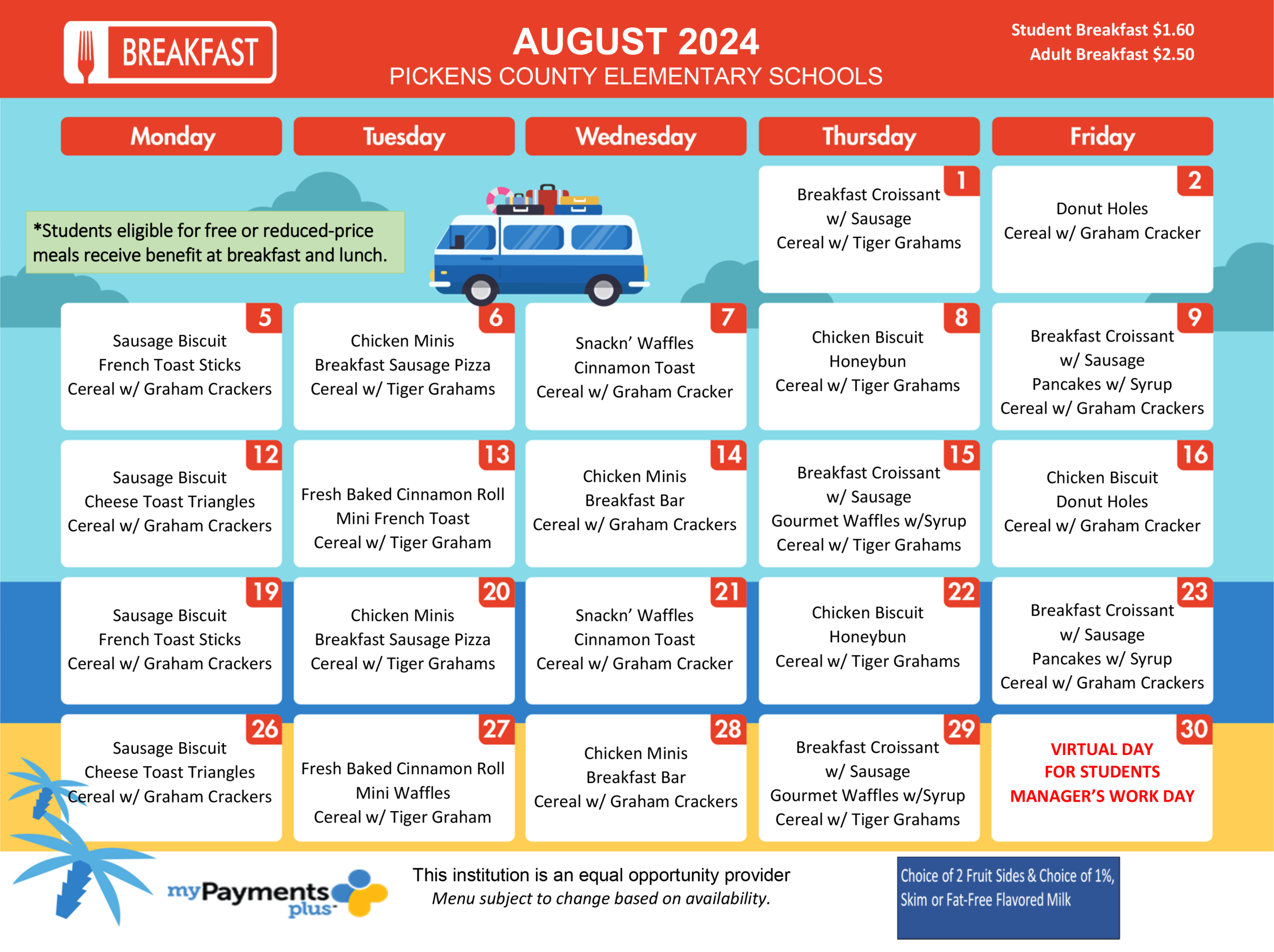 Elementary Menu | Pickens County Schools