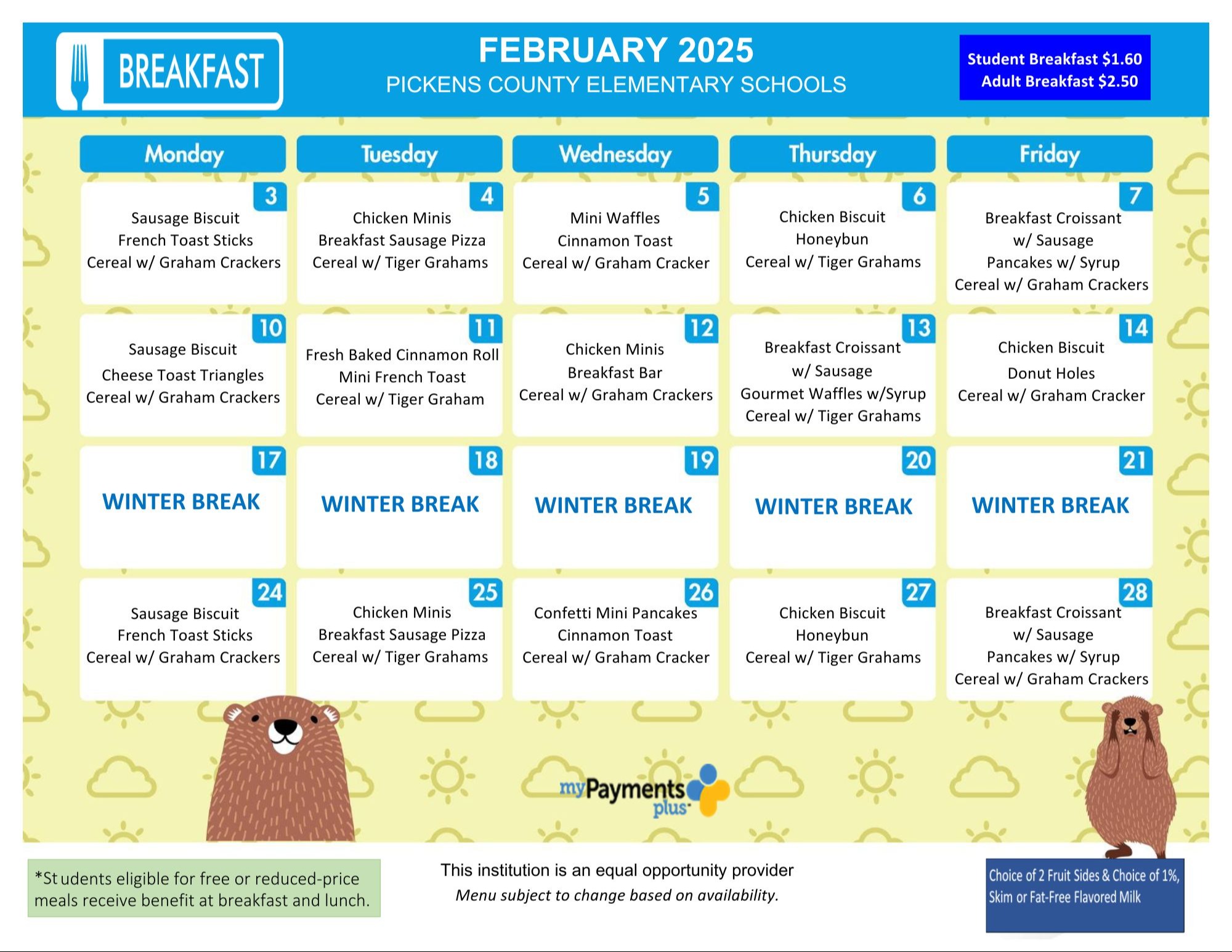 Elementary Menu | Pickens County Schools