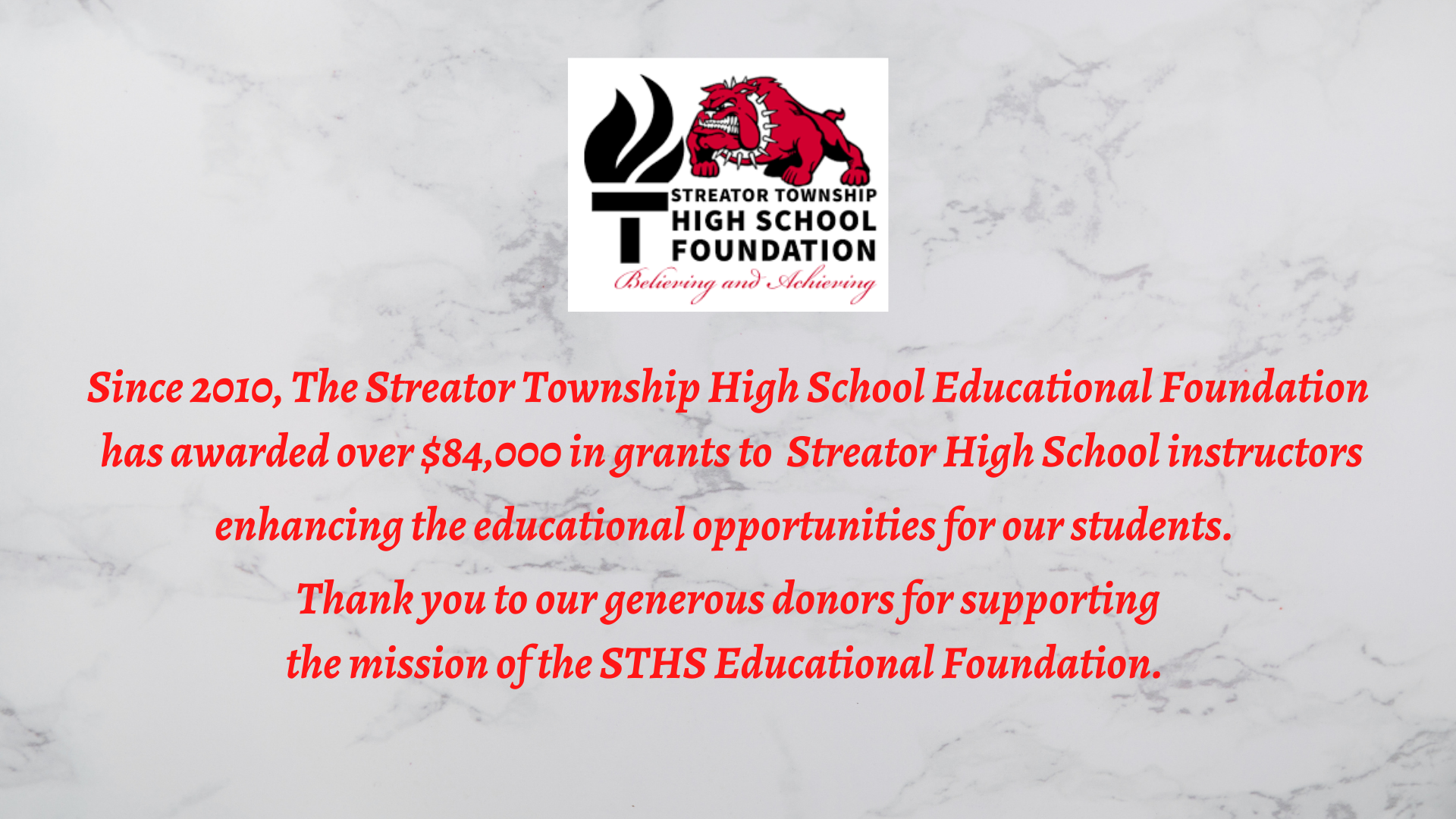 STHS Foundation | Streator Township High School