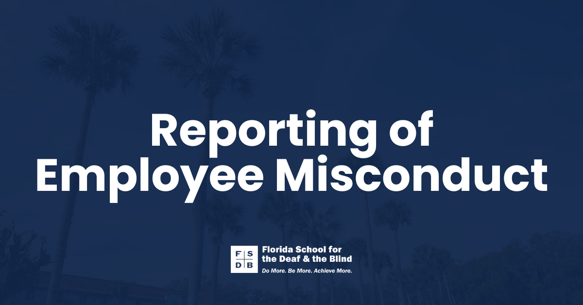 Reporting of Employee Misconduct