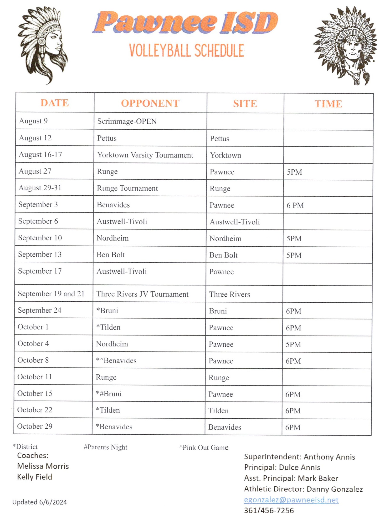 Volleyball | Pawnee ISD