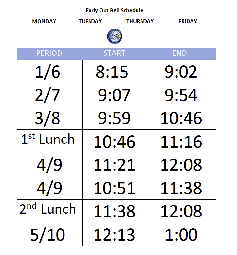 Bell Schedule | Bountiful Junior High