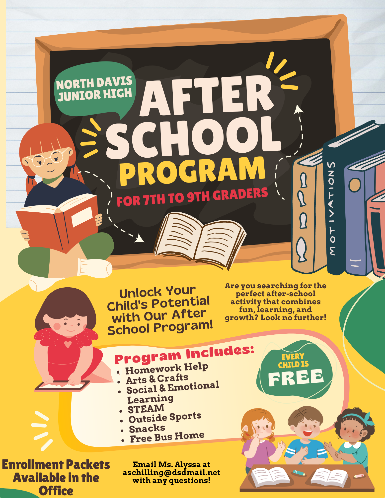 Expedition After School Program | North Davis Junior High