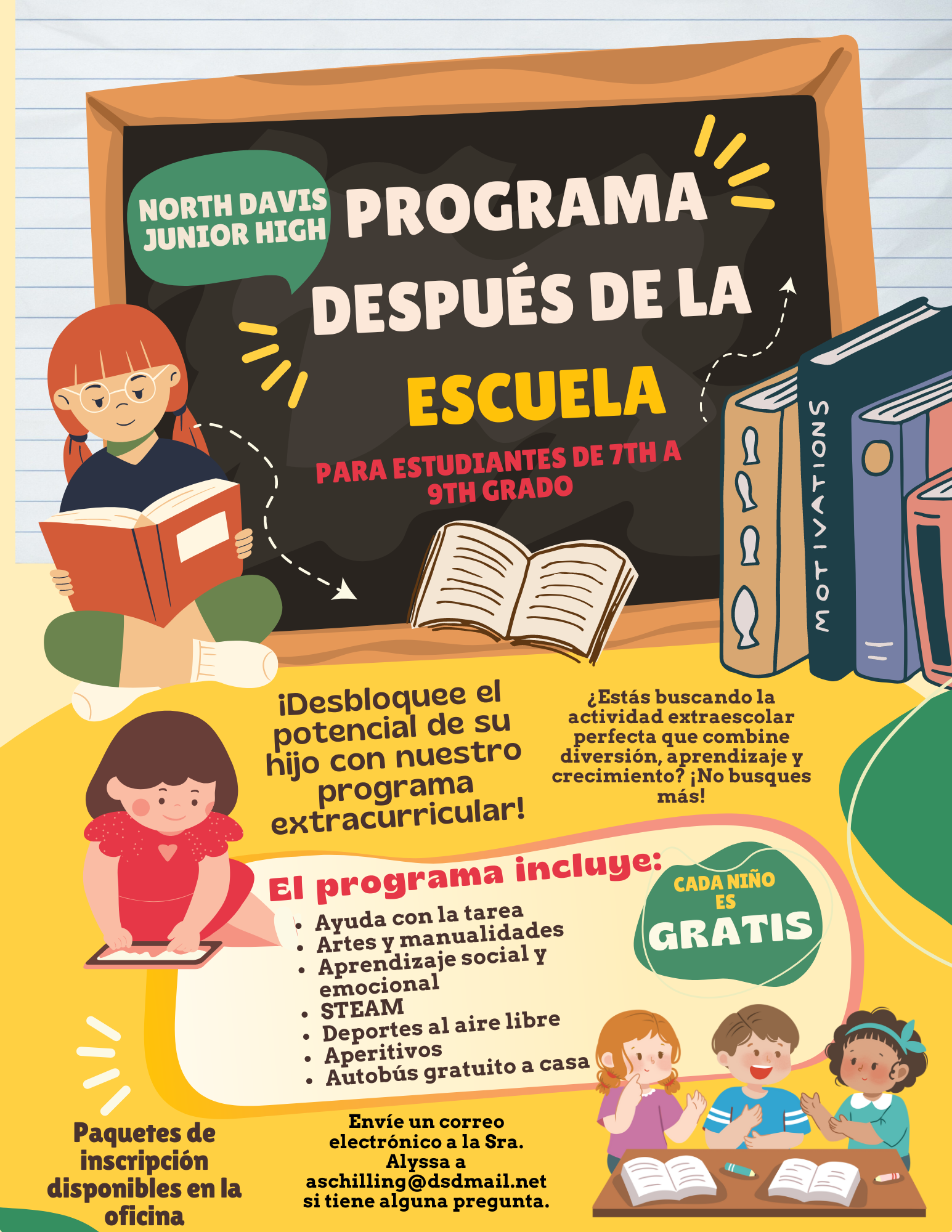 Expedition After School Program | North Davis Junior High