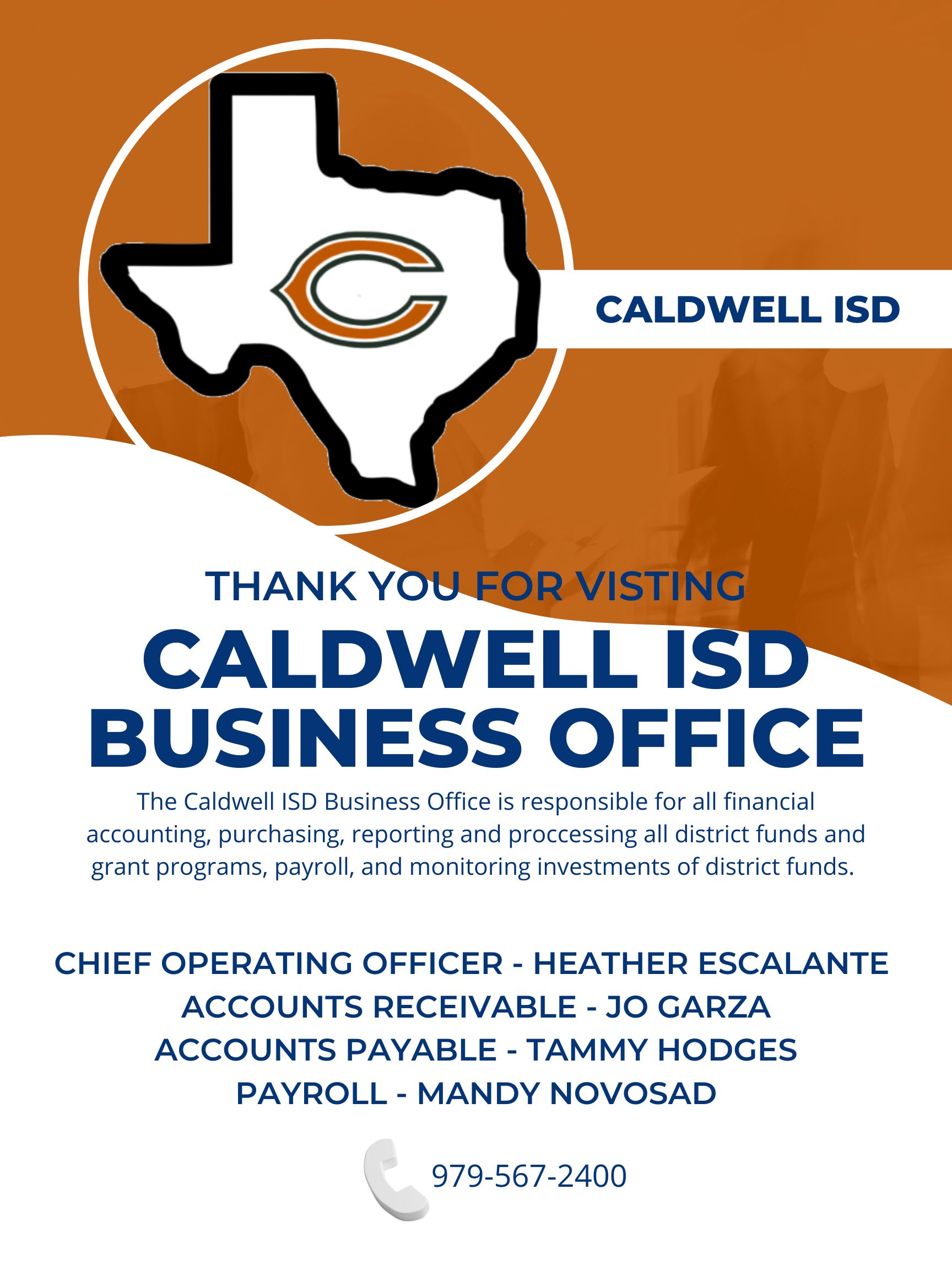 Business Office | Caldwell Independent School District