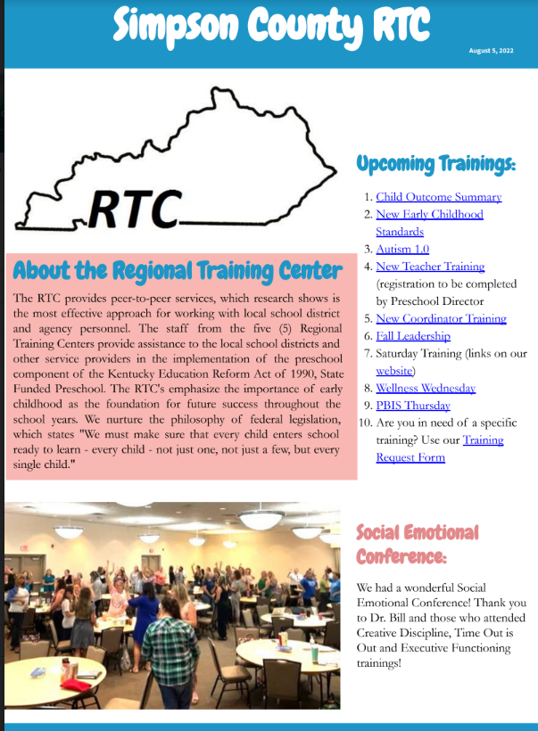 RTC | Early Childhood | Simpson County Schools