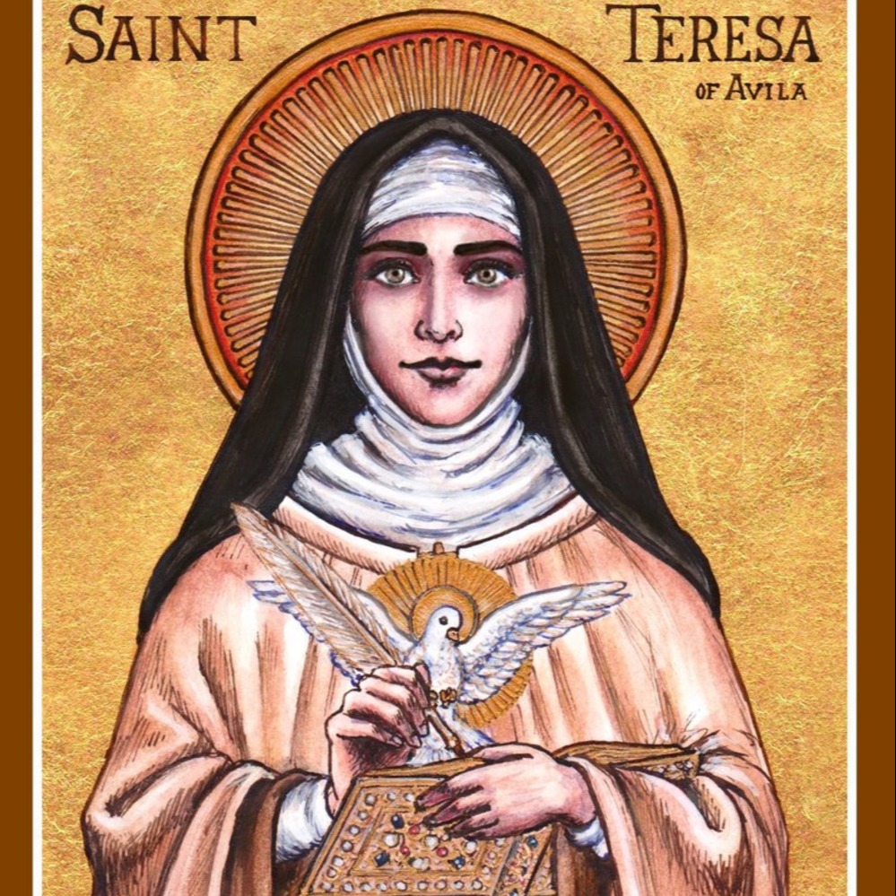 Our Patroness St Teresa Of Avil Saint Teresa Of Avila Roman