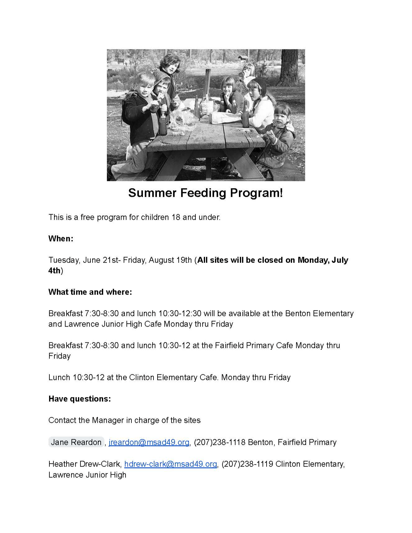 School Meal Menus | MSAD #49