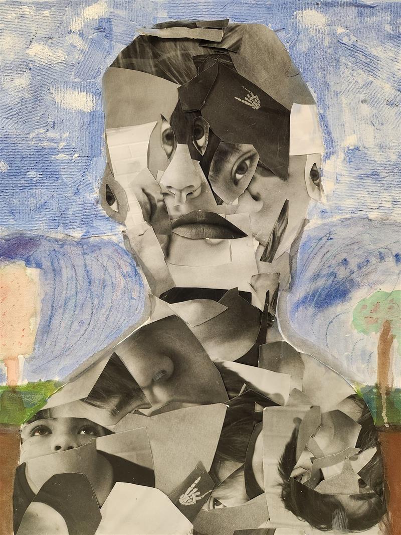 7th Grade "Fragmented Narratives" Exhibition Artwork | Water Valley ISD