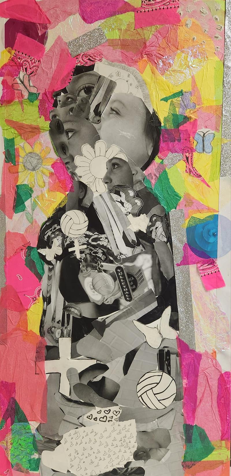 7th Grade "Fragmented Narratives" Exhibition Artwork | Water Valley ISD