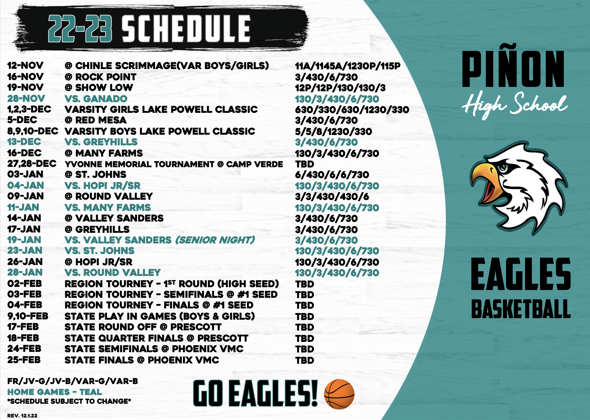 ATSÁ ATHLETICS | Piñon Unified School District