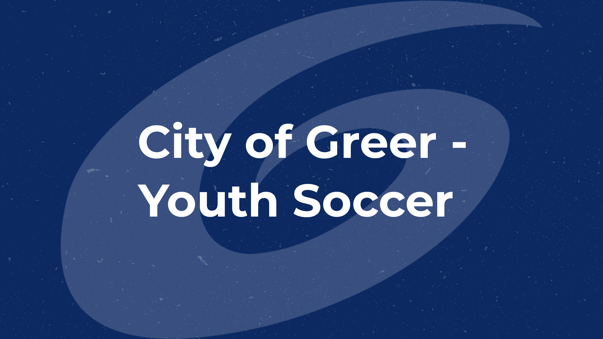 Youth Soccer | City of Greer