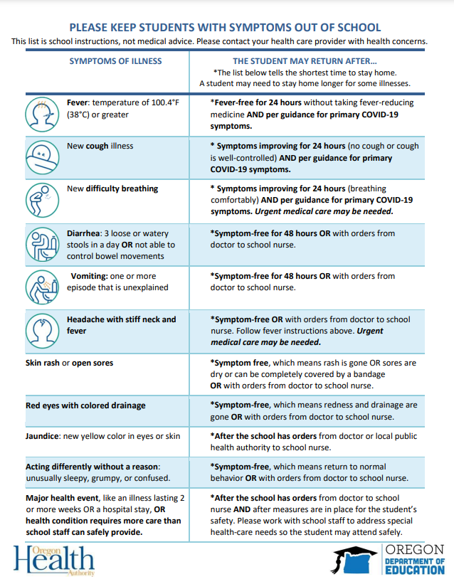SICK CHILD POLICY | Damascus Community Church