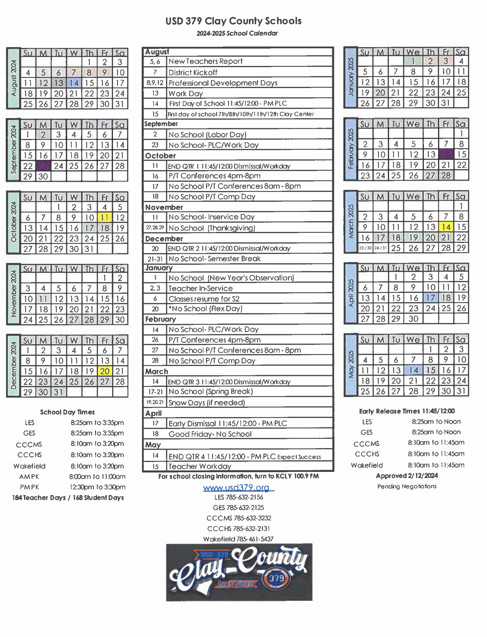 TWIN LAKES EDUCATIONAL COOPERATIVE | Clay County USD 379