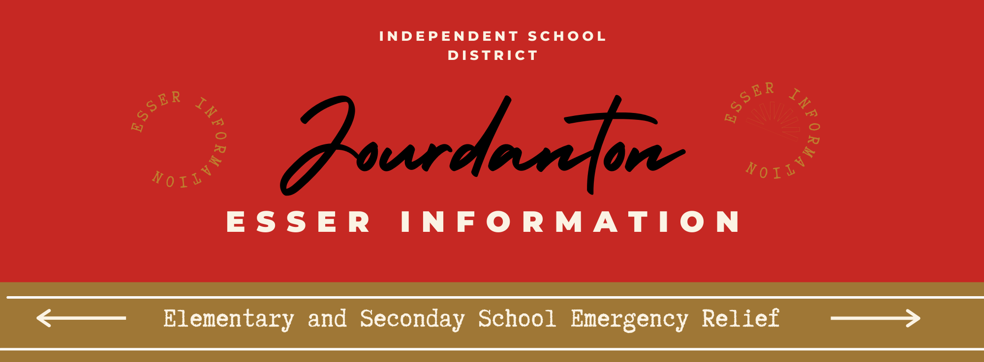 ESSER Information | Jourdanton ISD