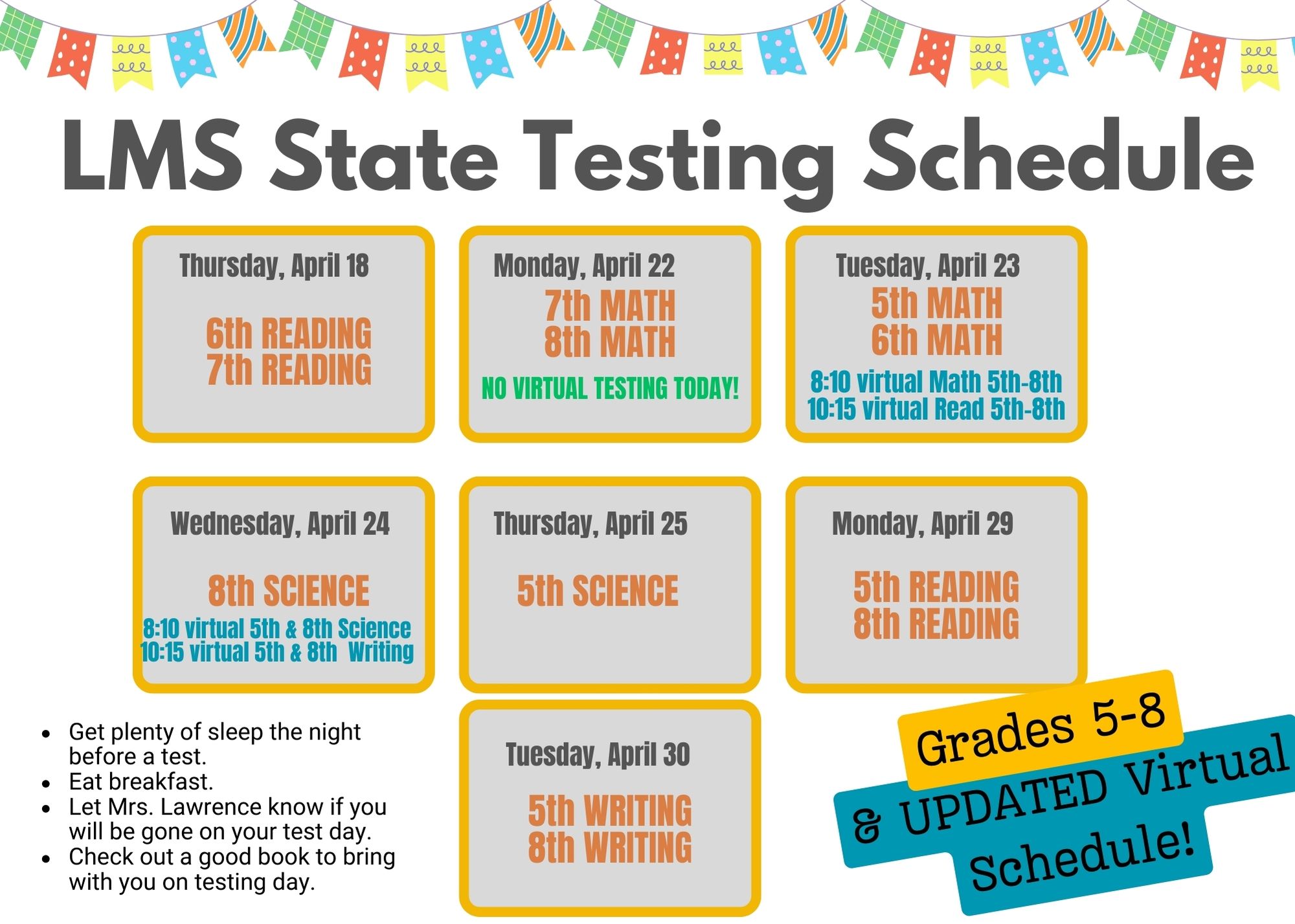 State Testing Information | Lindsay Public Schools
