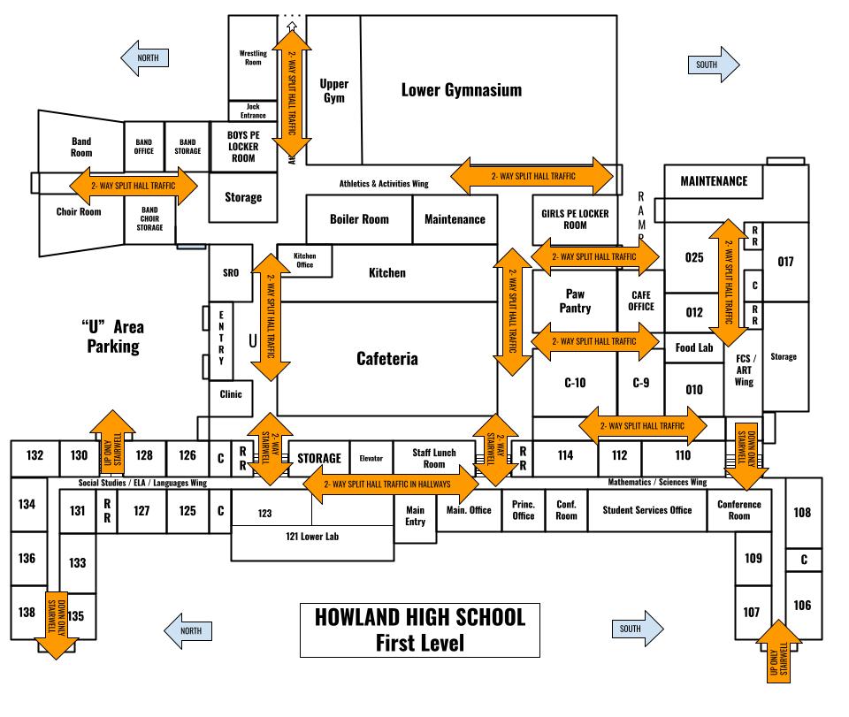 HHS Bell Schedules & Building Maps | Howland High School