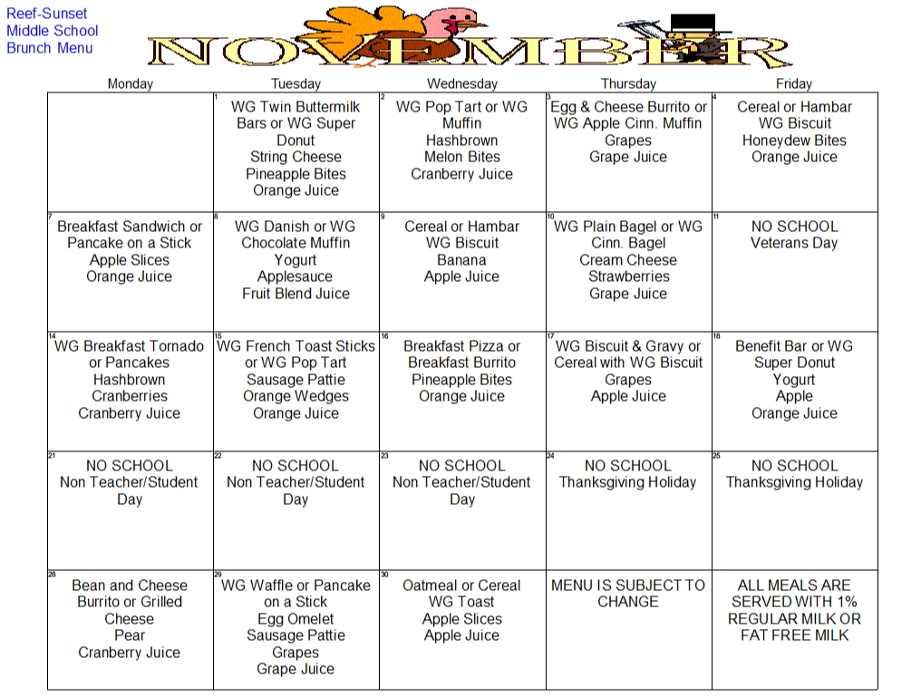 RSMS Cafeteria | Reef-Sunset Middle School