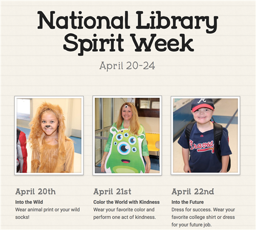 National Library Month | Tanglewood Elementary School