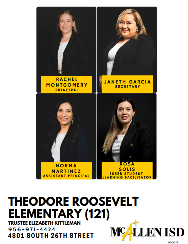 Campus Administration | Theodore Roosevelt Elementary