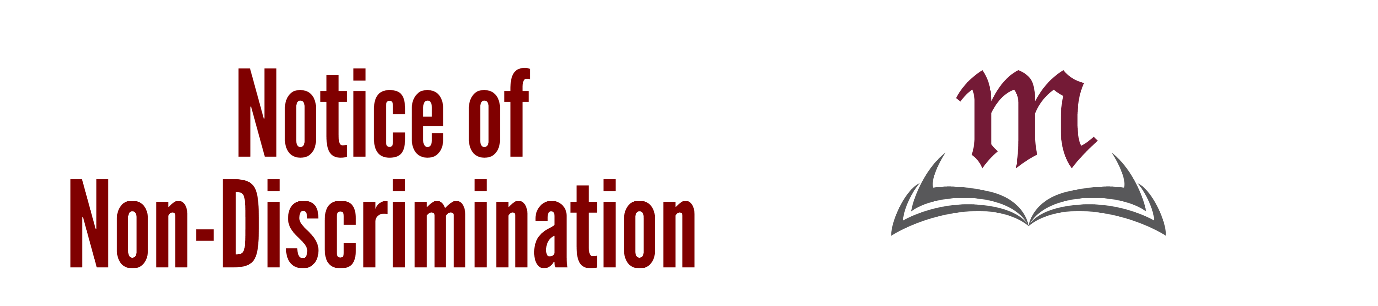 Notice of Non-Discrimination | Marion County Public Schools