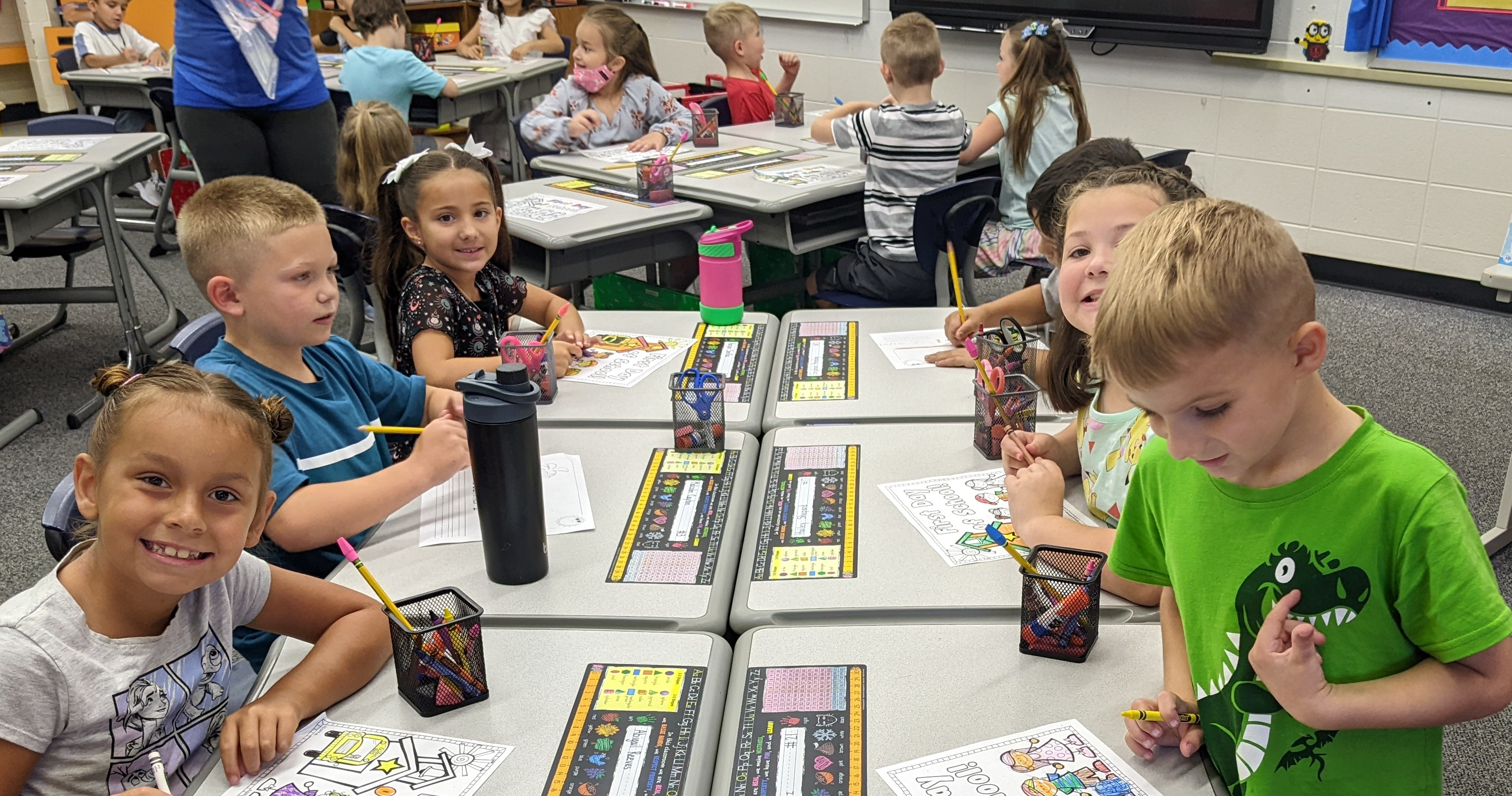Elementary Students In Class